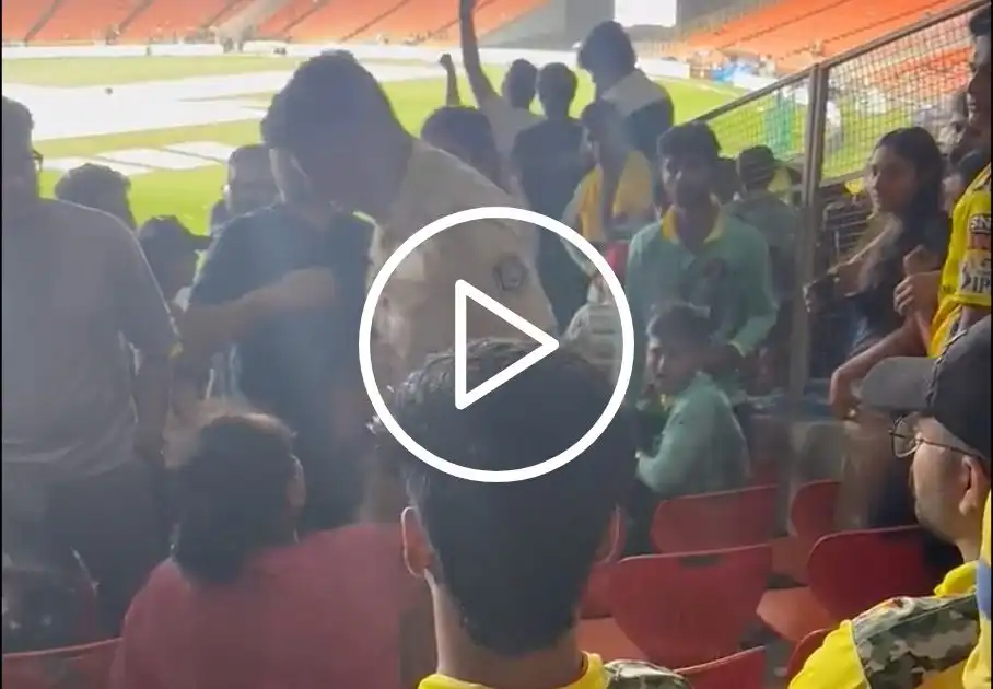 Massive Fight Occurs Between Fan and Policeman During IPL Final ...