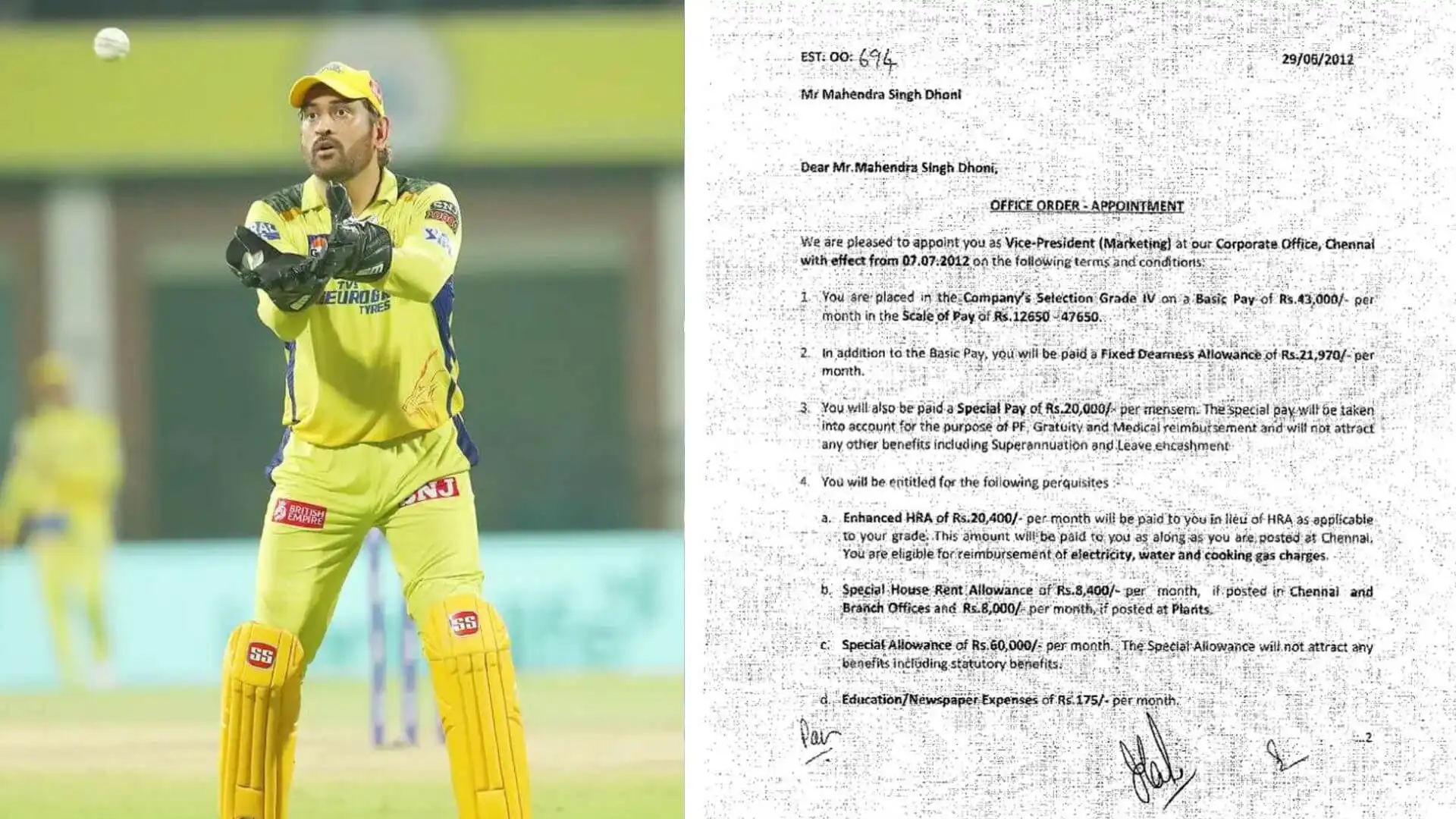 MS Dhoni's Rs. 43000 Job Offer Goes Viral; Why Is Lalit Modi Behind It ...