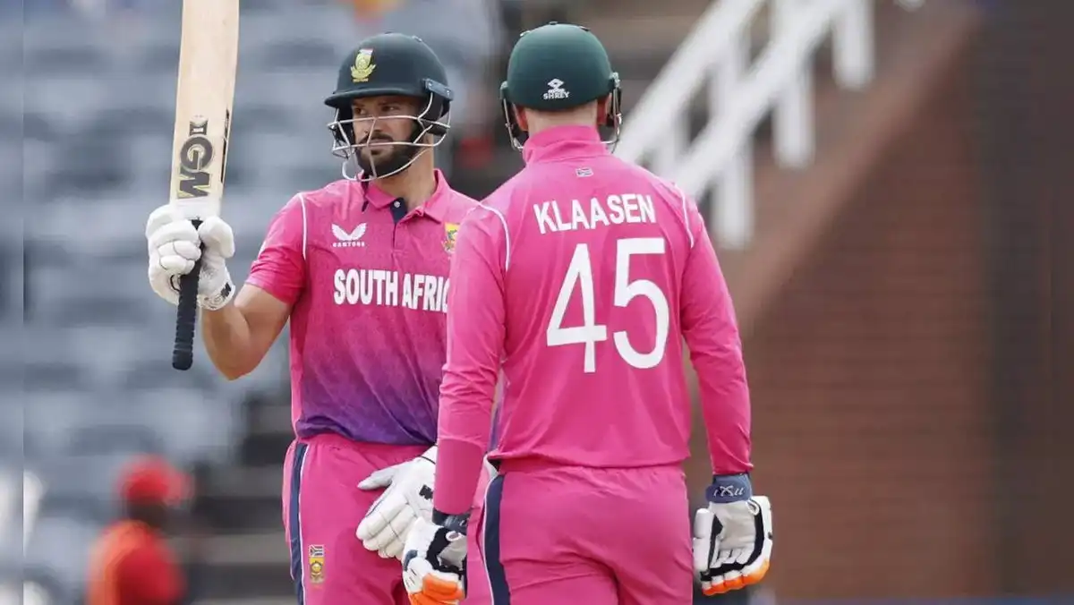 Why South Africa Are Wearing Pink Jersey During First ODI Against India ...