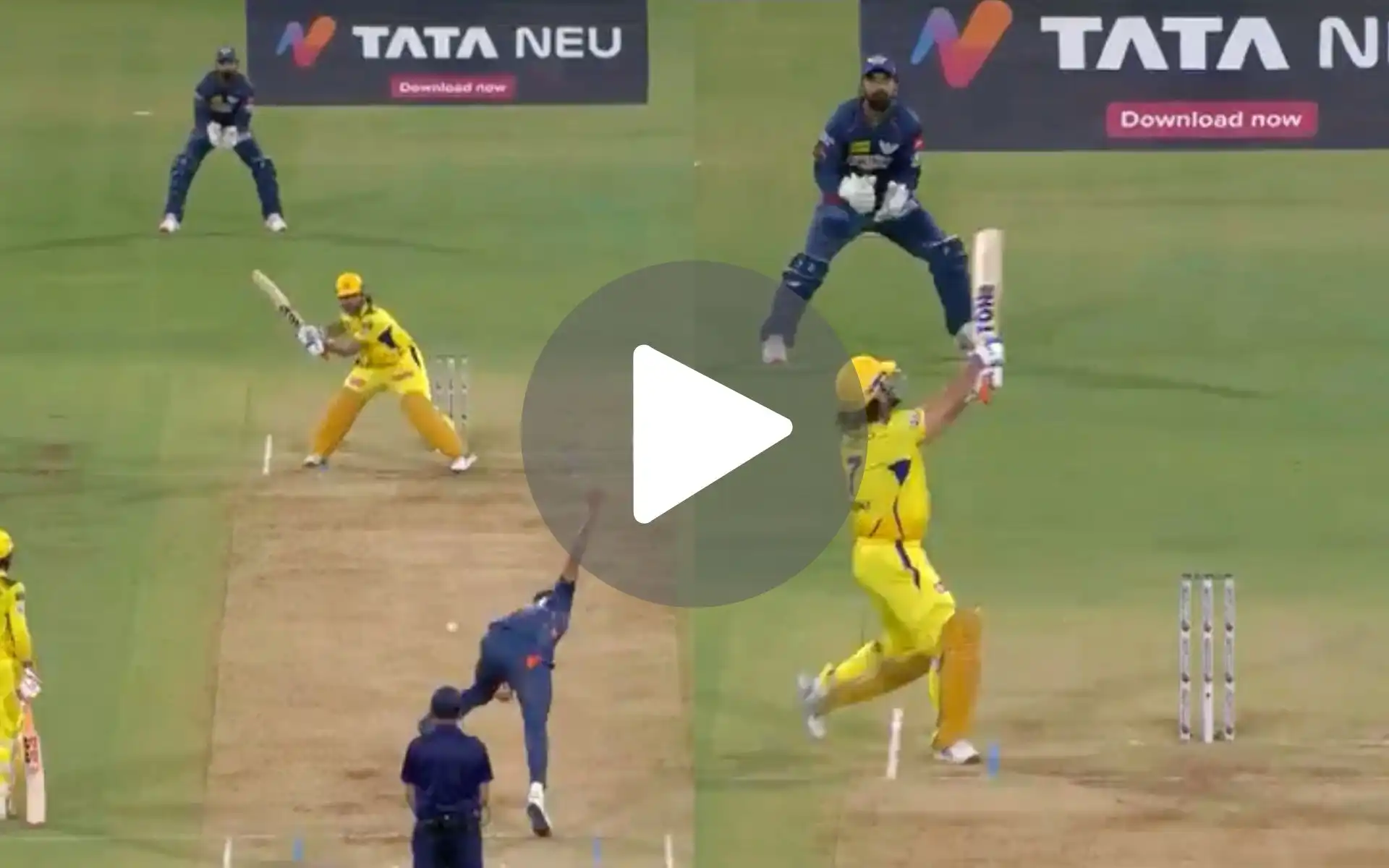 [Watch] MS Dhoni Turns Jos Buttler; Finds Handsome Six With A Huge Ramp ...