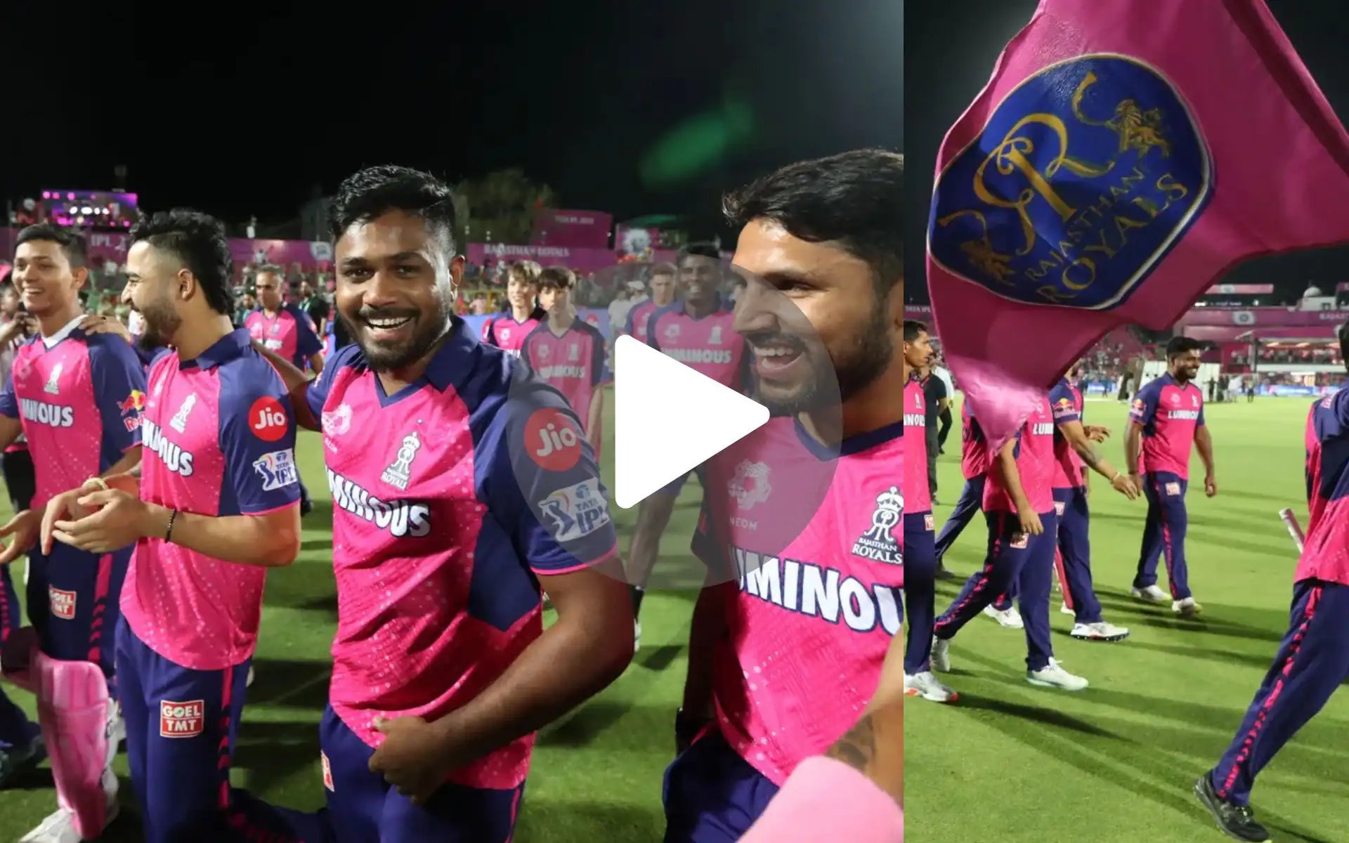 [Watch]Rajasthan Royals Give 'Lap Of Honour' To Jaipur Crowd After ...