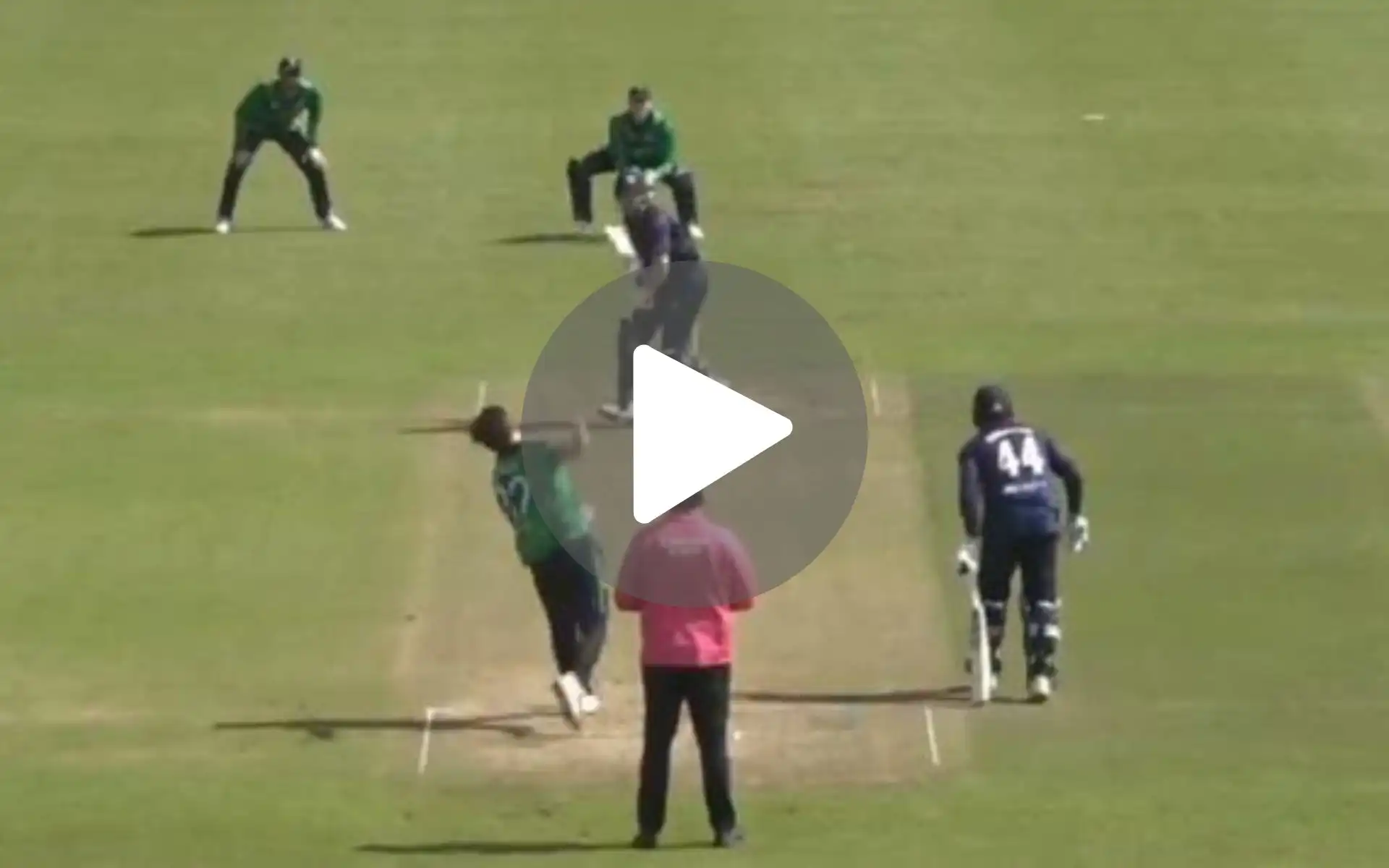 [Watch] Irish Bowler Mark Adair Delivers Triple Bouncer; Gets Hammered ...