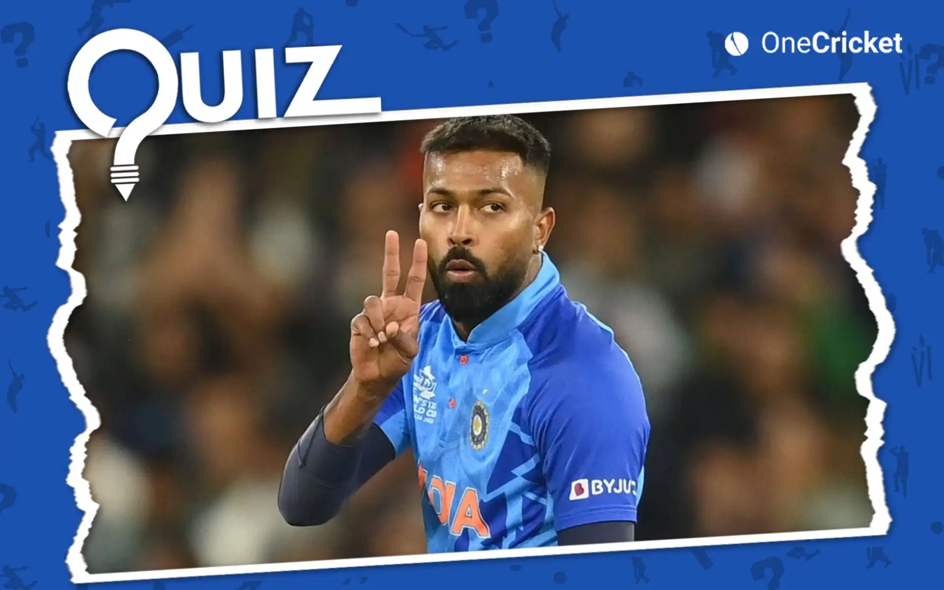 Cricket Quiz: How Well Do You Indian All-Rounder Hardik Pandya? Test ...