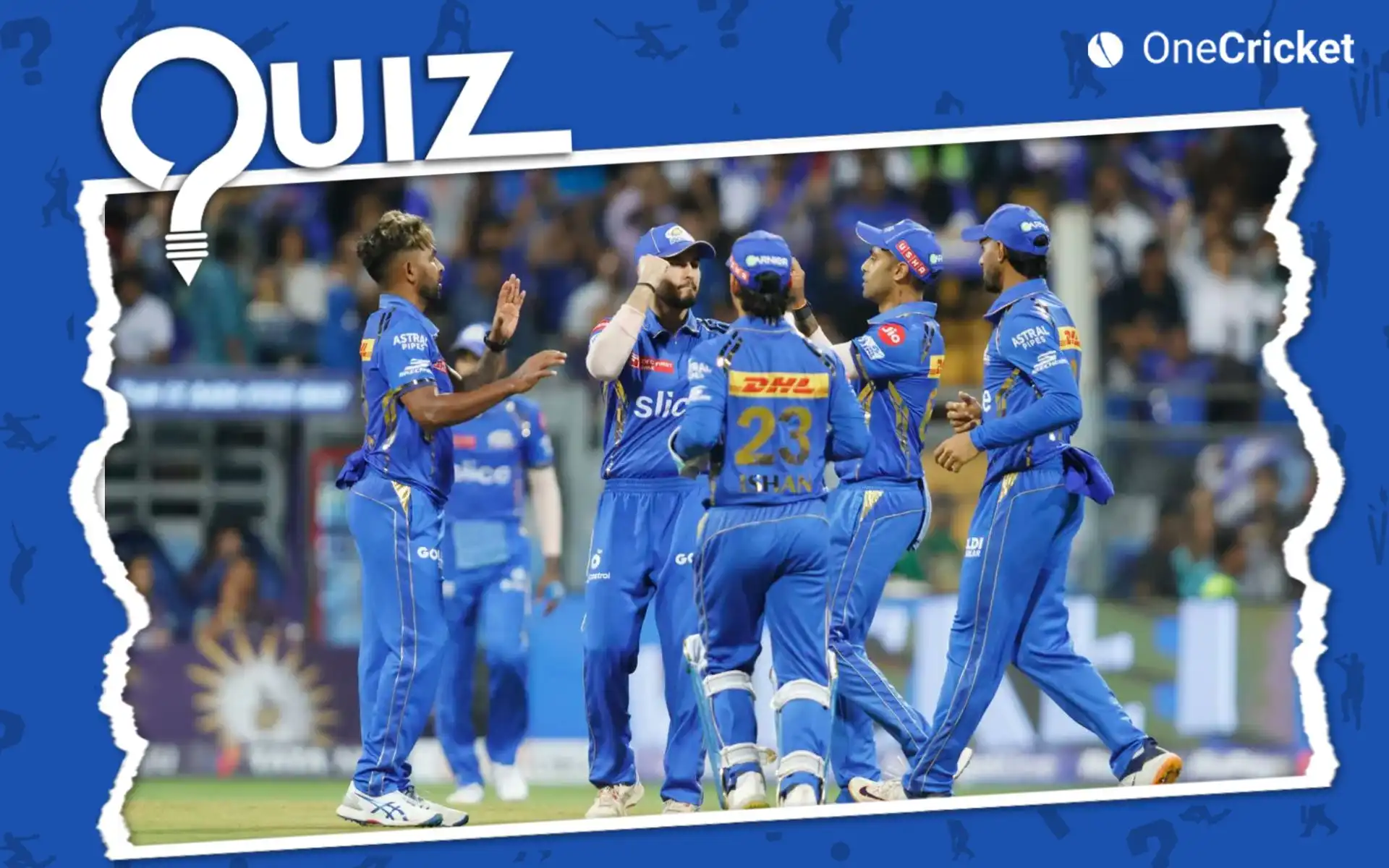Cricket Quiz On Mumbai Indians' IPL History | OneCricket
