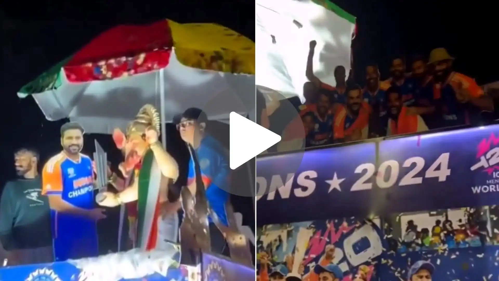 Rohit Sharma Holds T20 World Cup Trophy With Ganpati Bappa In A Victory ...