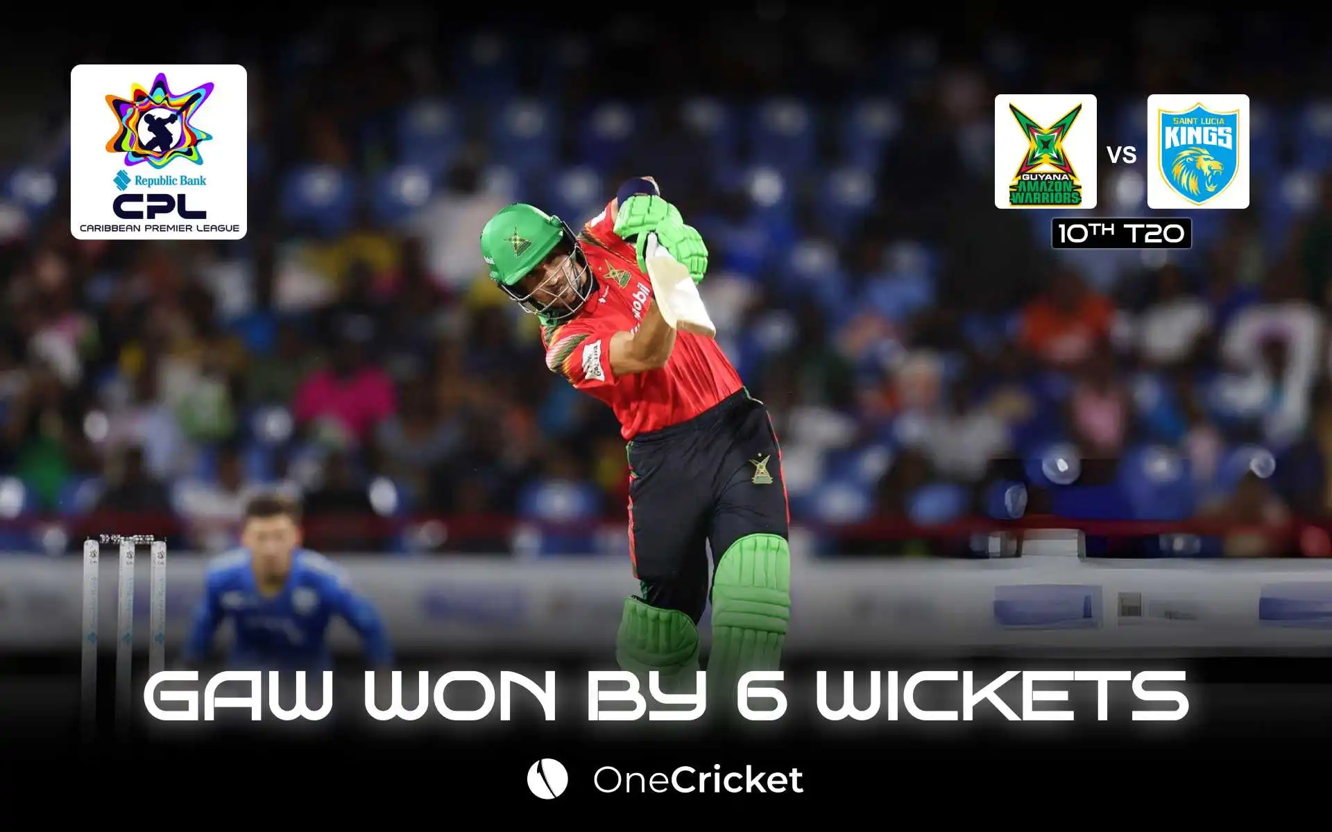 CPL 2024, GAW vs SLK, Match 10 Live Score: Warriors Secure One-Sided ...