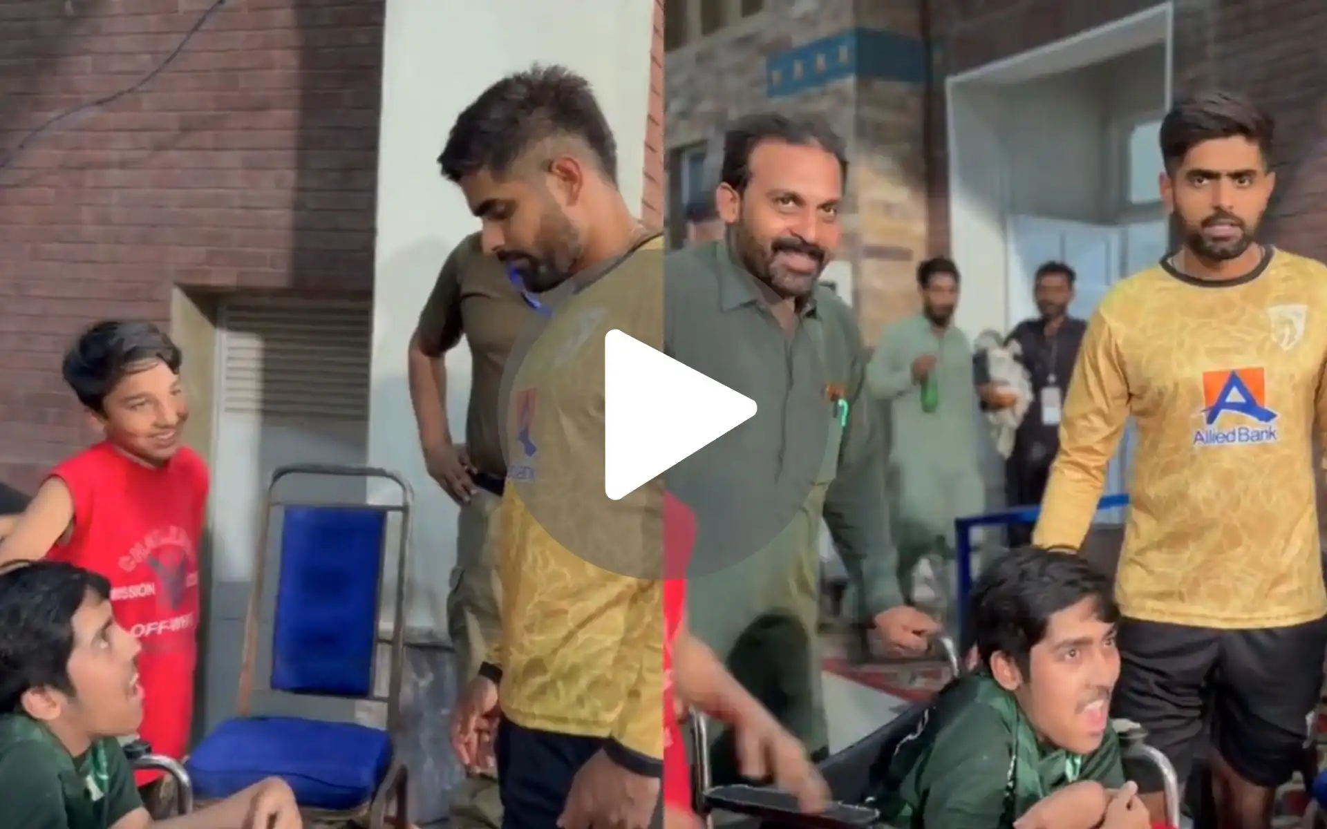 Babar Azam Meets Special Young Fan Amidst Pakistan's Champions One-Day ...