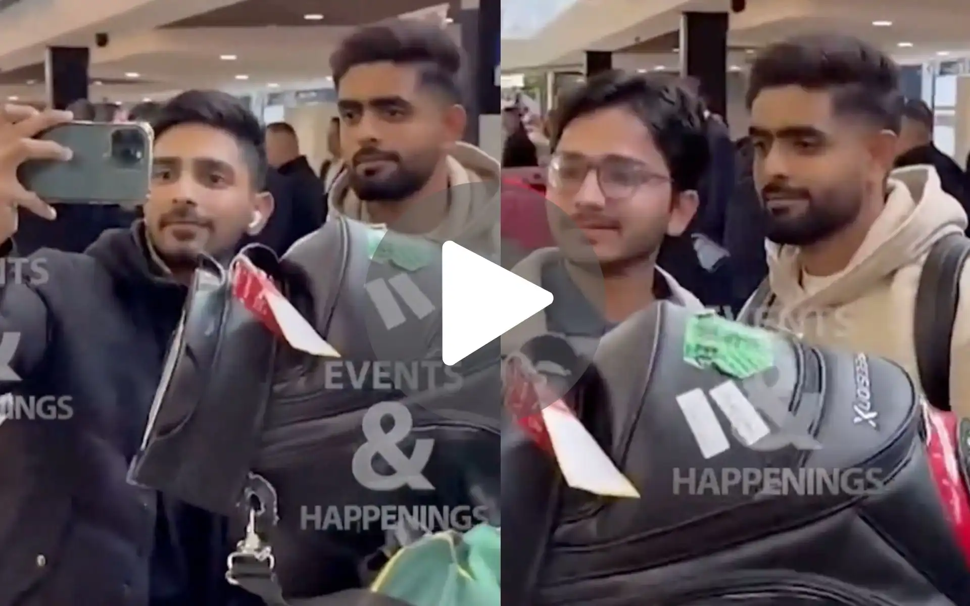 Babar Azam Gets Bombarded By Indian Fans As He Reaches Australia For ...
