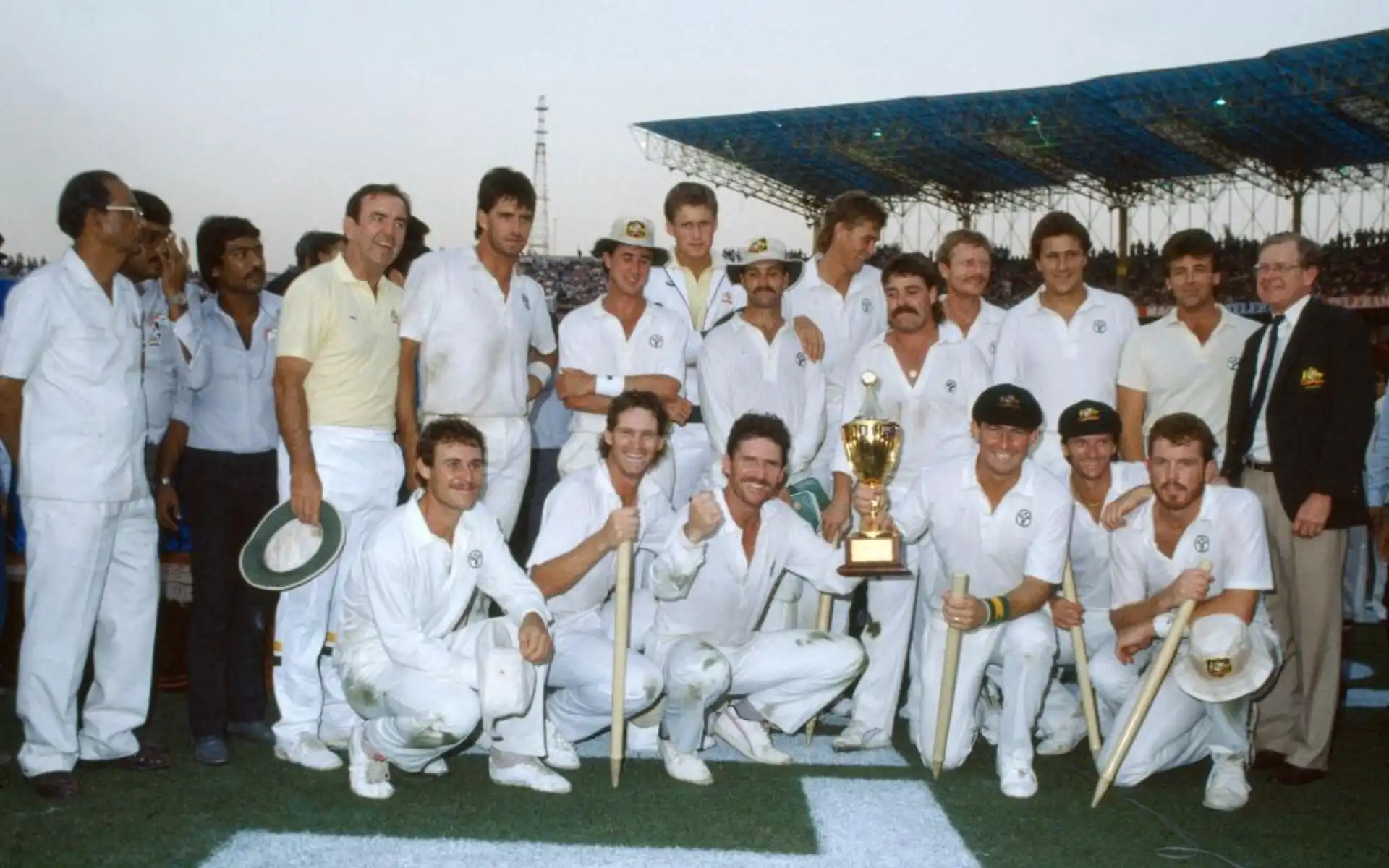 OTD In 1987: Allan Border's Australia Stun England At Eden Gardens To ...
