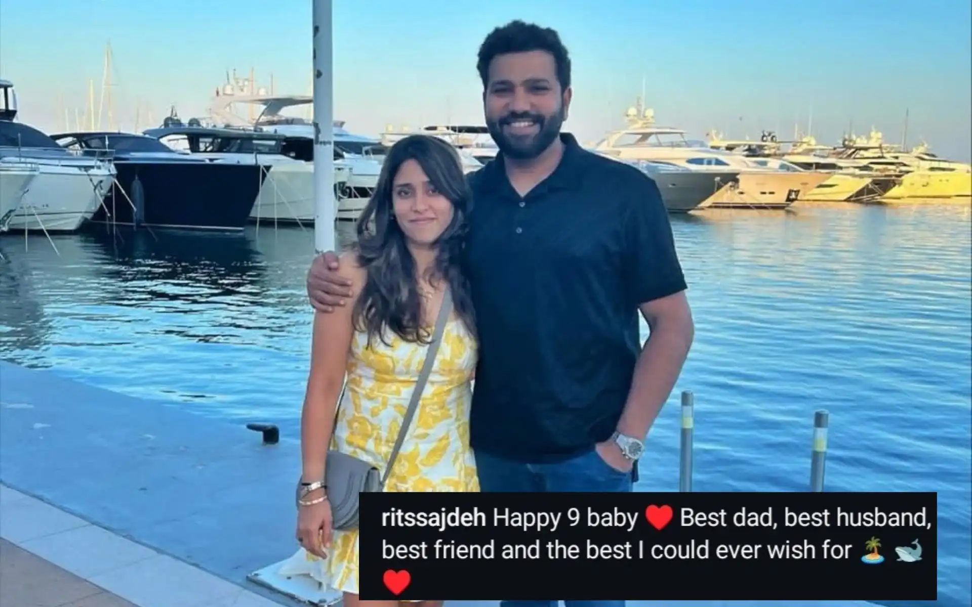 'Best I Could Ever...': Ritika Sajdeh's Sweet Message For Rohit Sharma ...