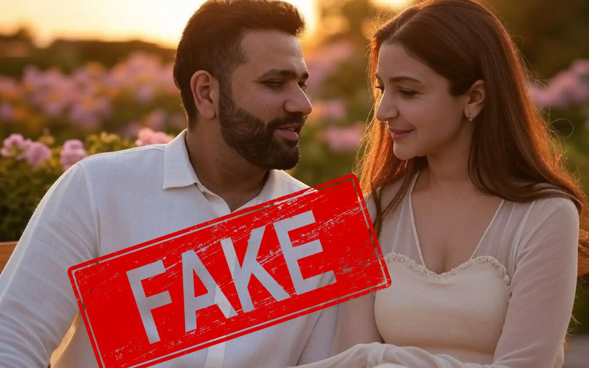 Did Rohit Sharma Anushka Sharma Pose Together For Images Here Is The