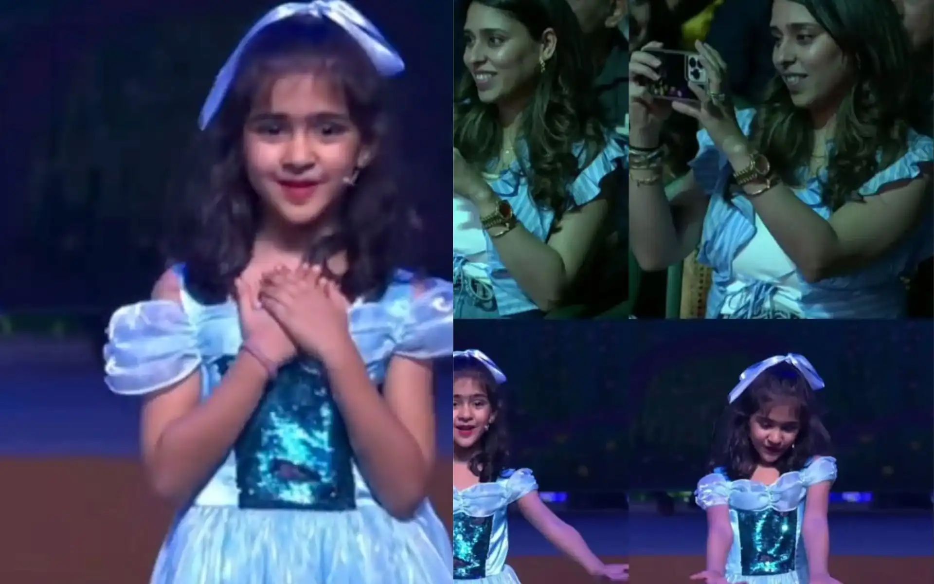 Adorable! Rohit Sharma Connects With Wife Ritika To Watch Baby Samaira ...