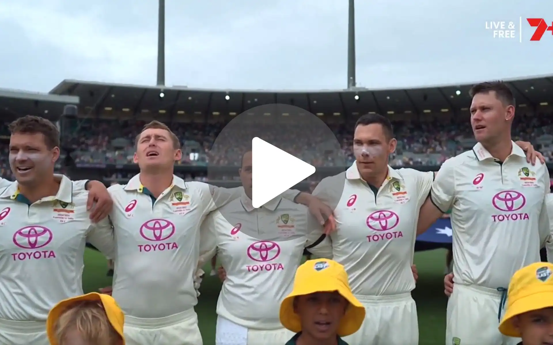 Emotional Marnus Labuschagne Lost In The National Anthem Before IND Vs ...