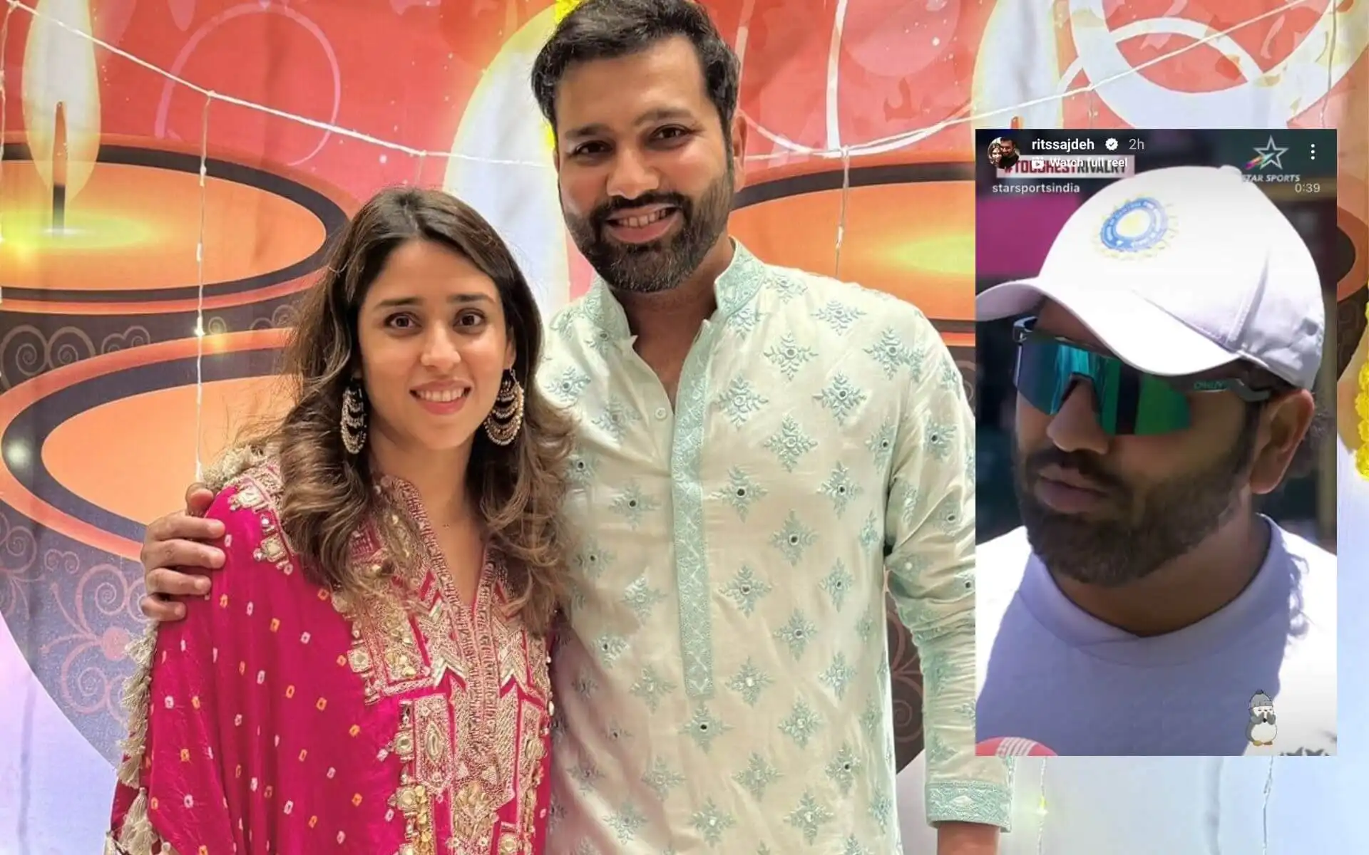 Ritika Sajdeh Turns Cute Snowman To Laud 'Candid' Rohit Sharma In Viral ...