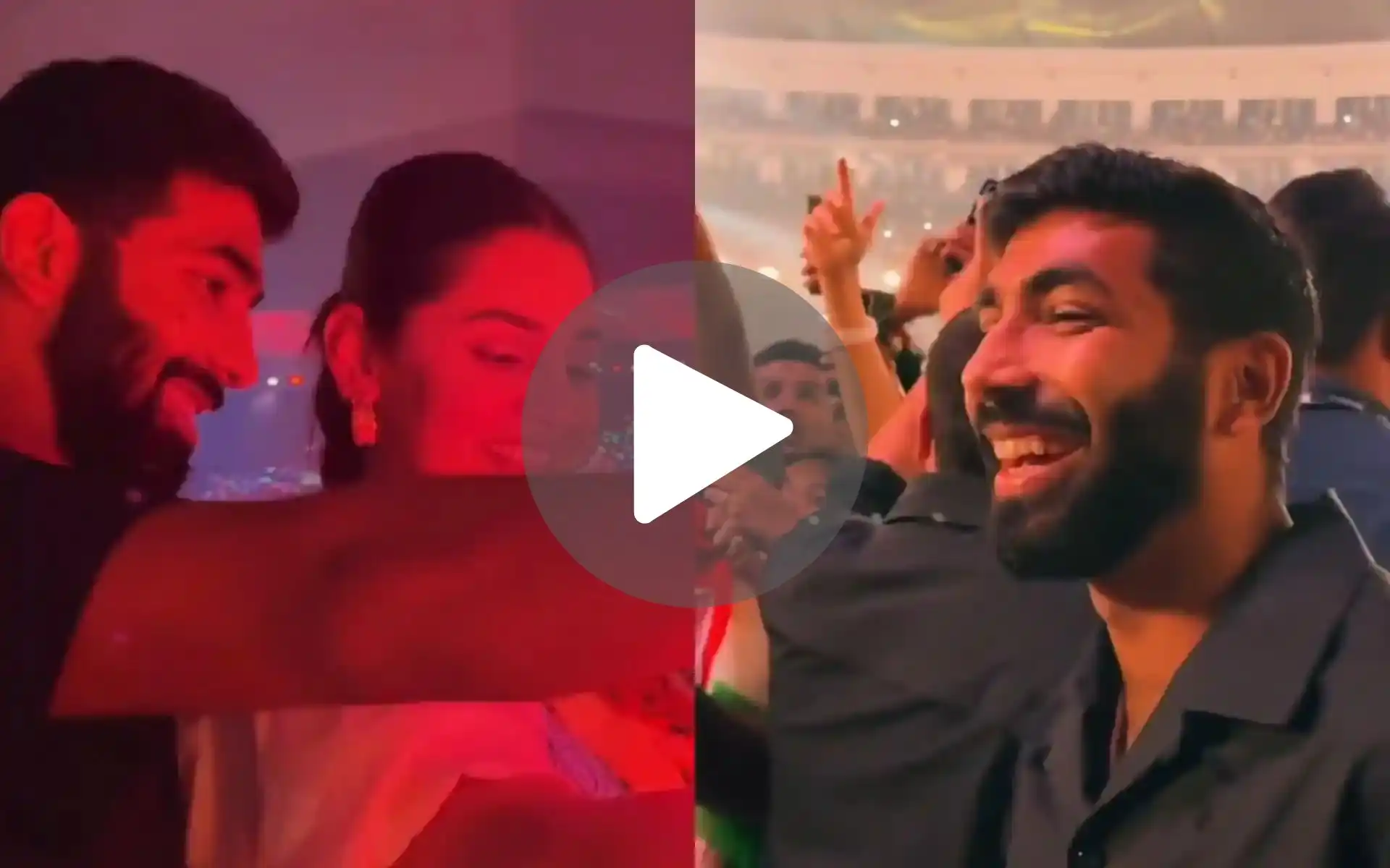 [Watch] Jasprit Bumrah Soaks in Coldplay’s Magic With Wife Sanjana ...