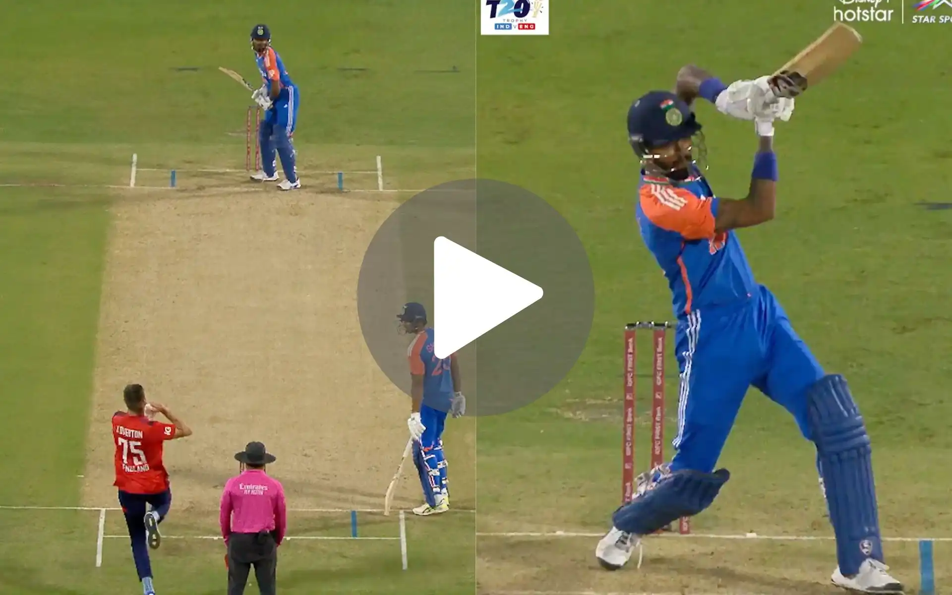 [Watch] Hardik Pandya Brings Up His Fifty In Style With A No-Look Six ...