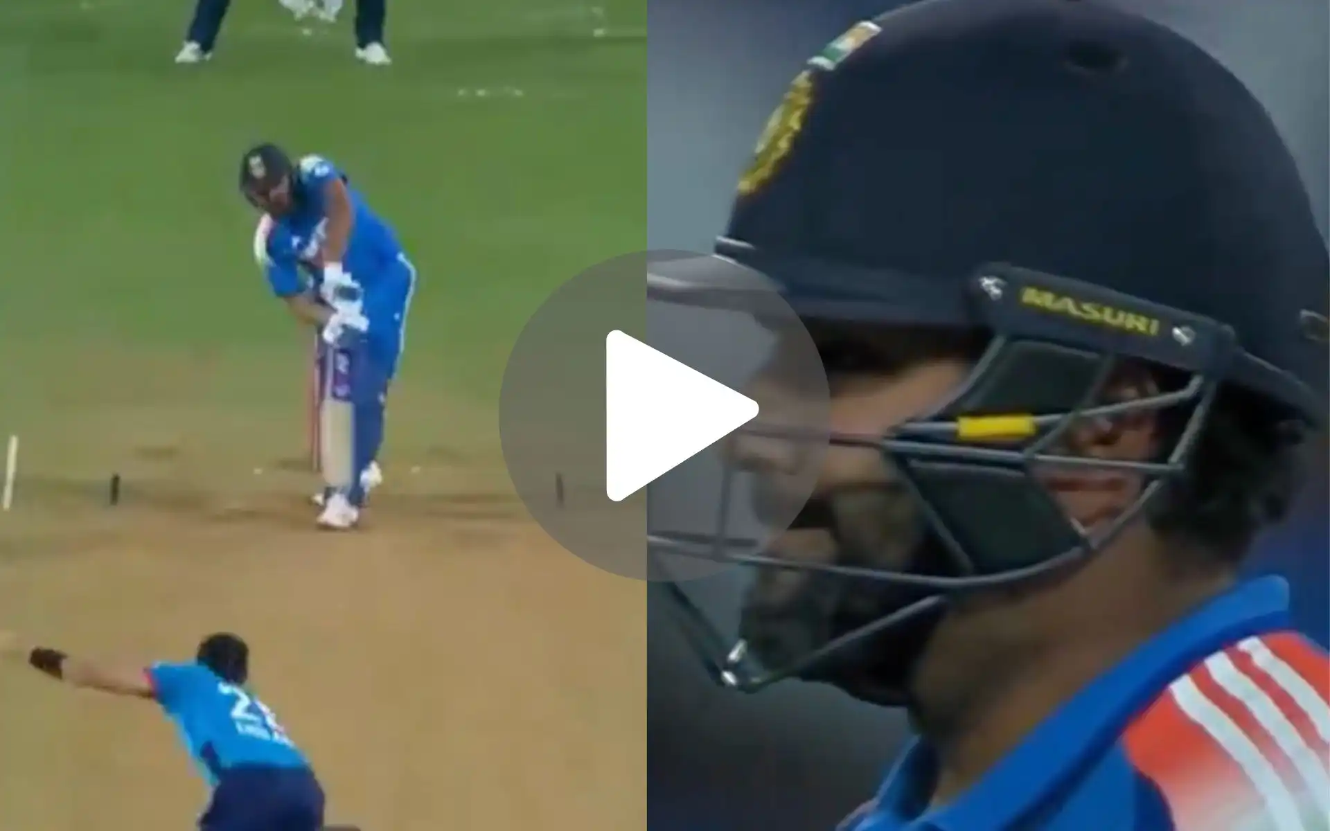 [Watch] Rohit Sharma Walks Back In Shame As He Gets Out Cheaply In 1st ...