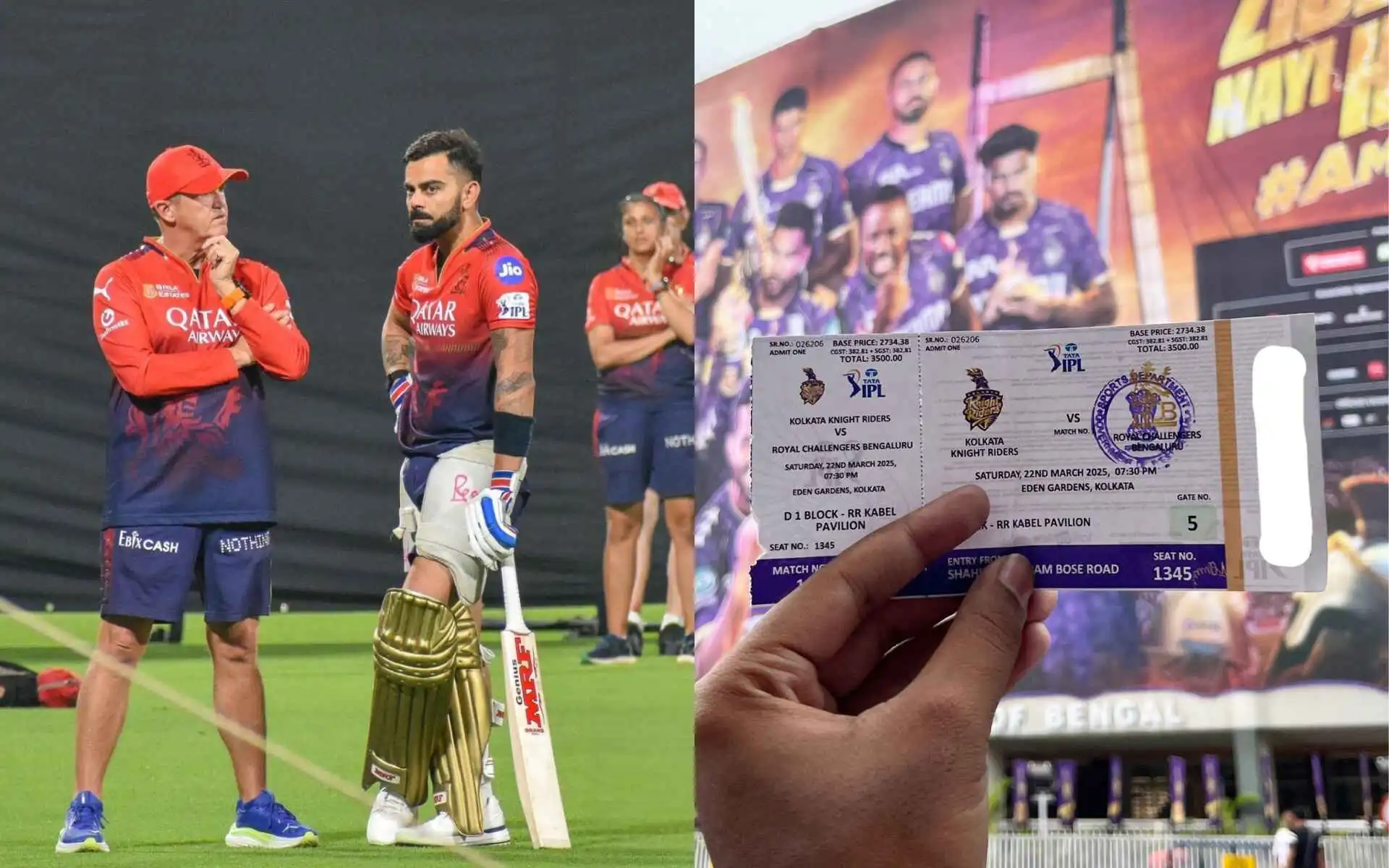 IPL 2025: How To Buy Tickets For KKR vs RCB Match At Eden Gardens ...
