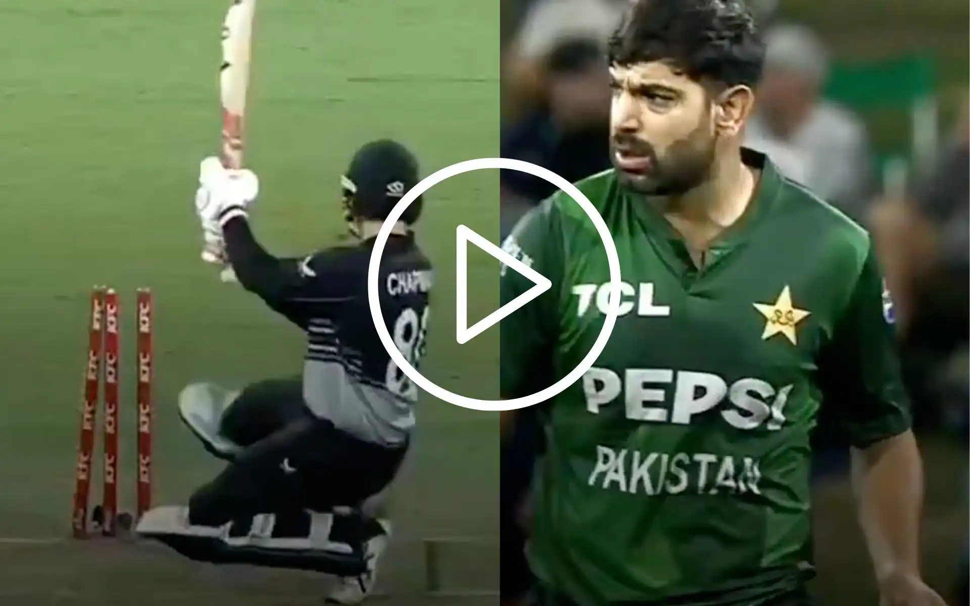 [Watch] Haris Rauf Delivers Magic Ball To Shatter Chapman's Stumps In ...
