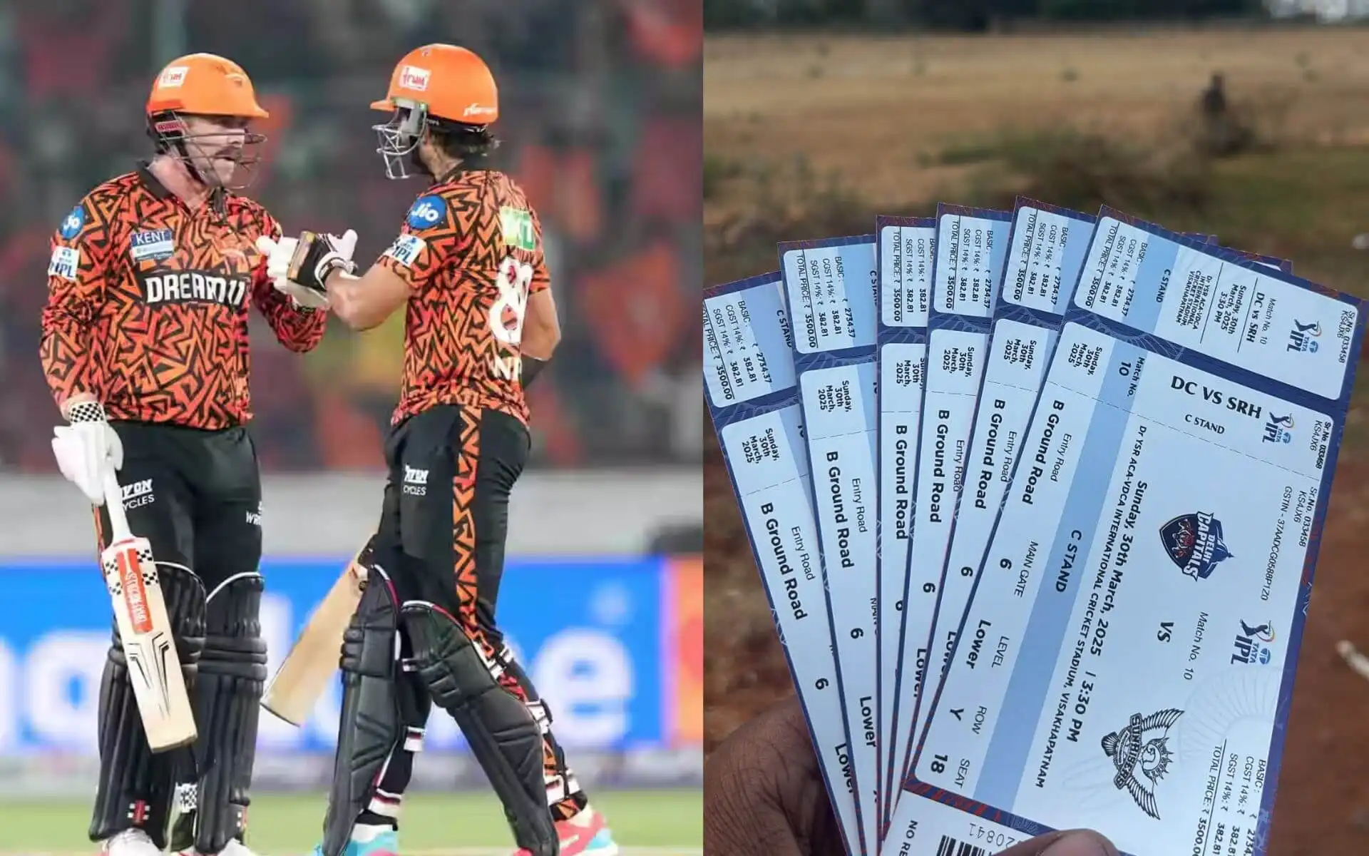 How To Buy Tickets For DC vs SRH 10th Match At ACA-VDCA Cricket Stadium ...