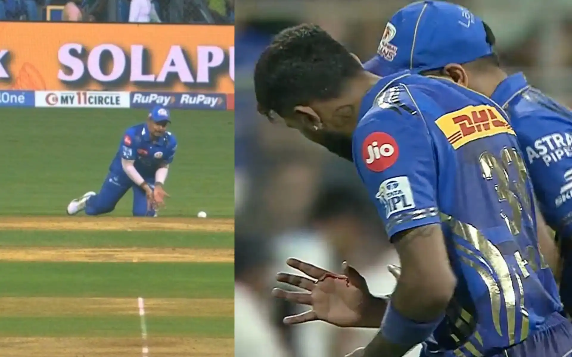 Injury Alert! MI Star Walks Off The Field After Scary Injury In IPL ...