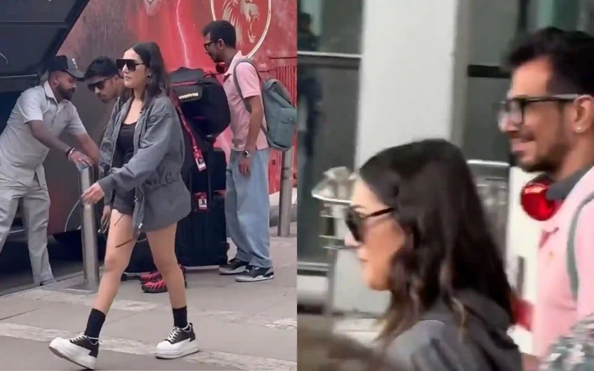 Yuzvendra Chahal And RJ Mahvash Spotted Together At Airport; Fuel ...