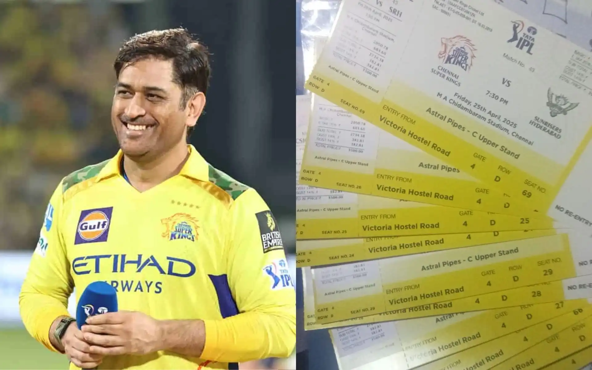 How To Buy Tickets For CSK vs SRH 43rd Match At MA Chidambaram Stadium ...