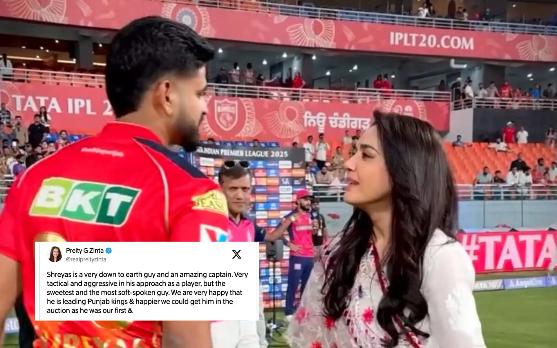 "Down-To-Earth" Preity Zinta Opens Up On Shreyas Iyer’s Impact As PBKS ...