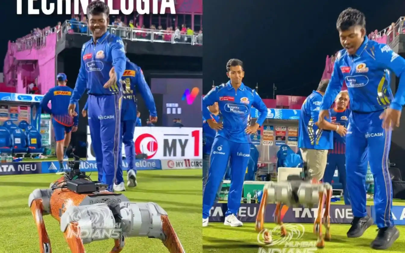 "Technologia!" Robo-Dog Champak Gives Jump Scare To Robin Minz Amid ...