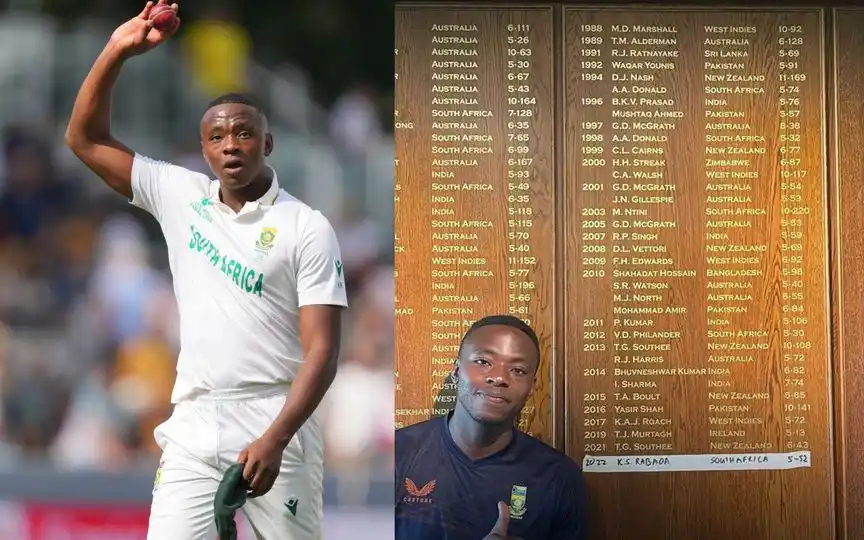 Rabada Dismantles AUS To Enter Lord's Honours Board; Check Full List Of ...