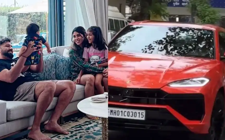 Rohit Sharma Gives Heartfelt Tribute To Samaira, Ahaan With '3015' Car ...