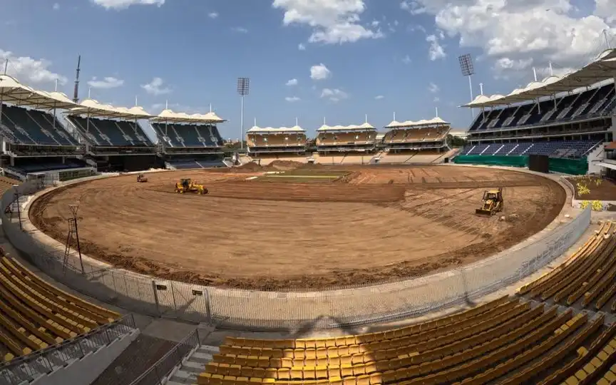 Chepauk Undergoes Stunning Makeover With Brand-New Turf Ahead Of 2026 ...