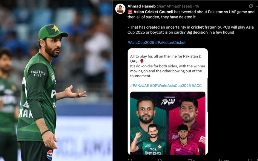 Pakistan vs UAE Asia Cup Match In Danger? ACC's Latest Social Media ...