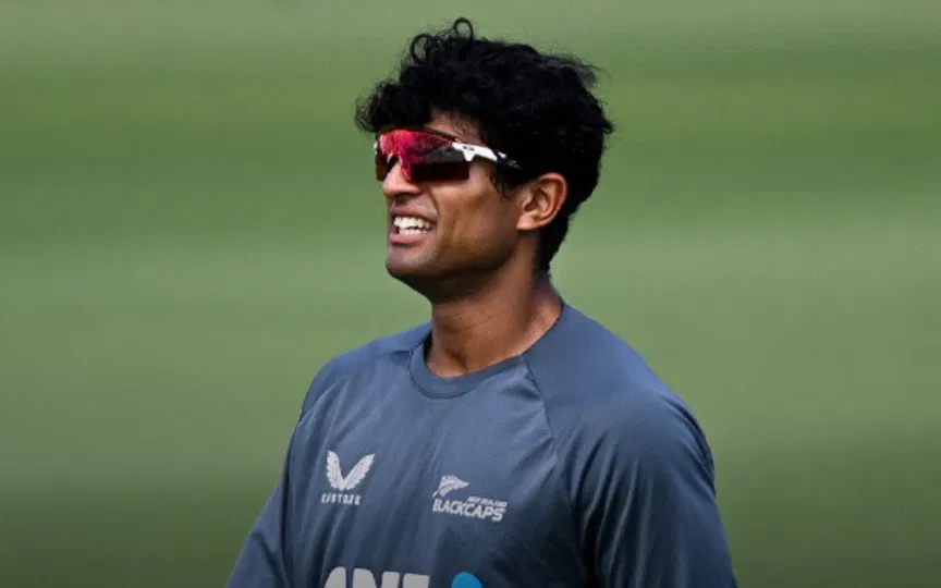 Rachin Ravindra’s freak collision sparks face injury scare before NZ vs ...