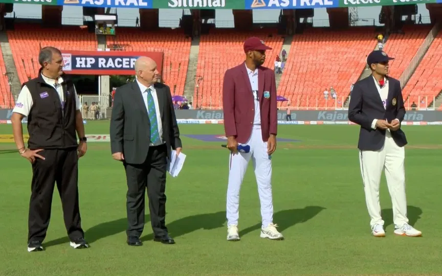 Not Shubman Gill, but Andy Pycroft gets the loudest cheer during toss ...