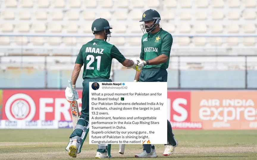 “What a proud moment …”: Mohsin Naqvi hails Pakistan’s stunning win ...