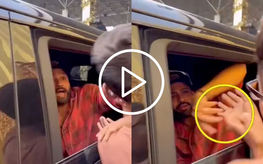 Rohit Sharma loses cool as young fans grab his hand for selfie; video ...