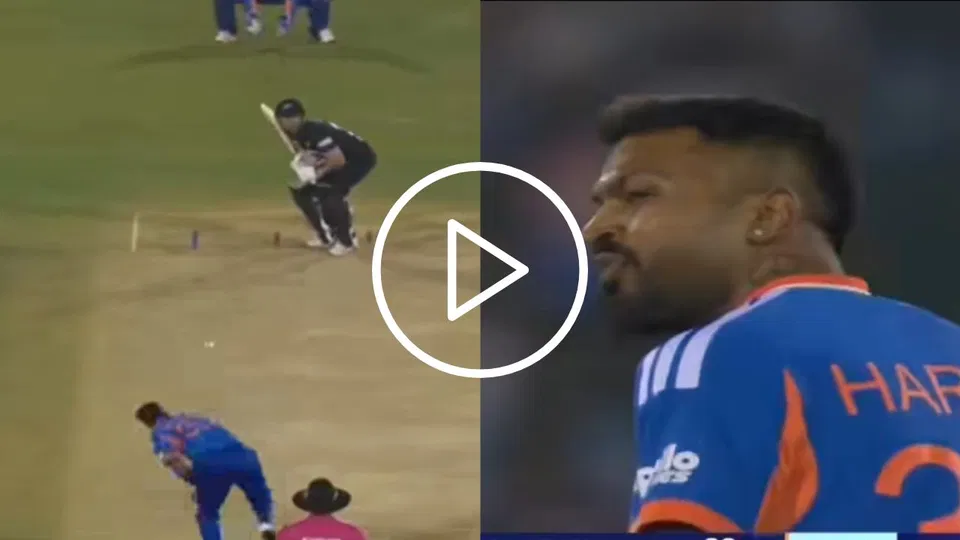 Watch- Angry Hardik Pandya abuses New Zealand batter; vents frustration ...